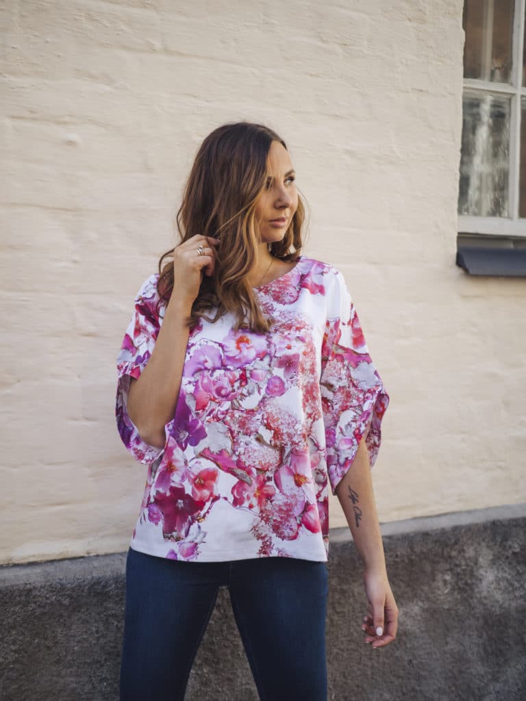 GARDEN Swan Shirt -paita, pinkki | PURA Finland